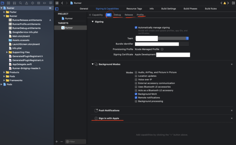 【Flutter】Sign in with Appleで「com.apple.AuthenticationServices.AuthorizationError error 1000.」の対処法